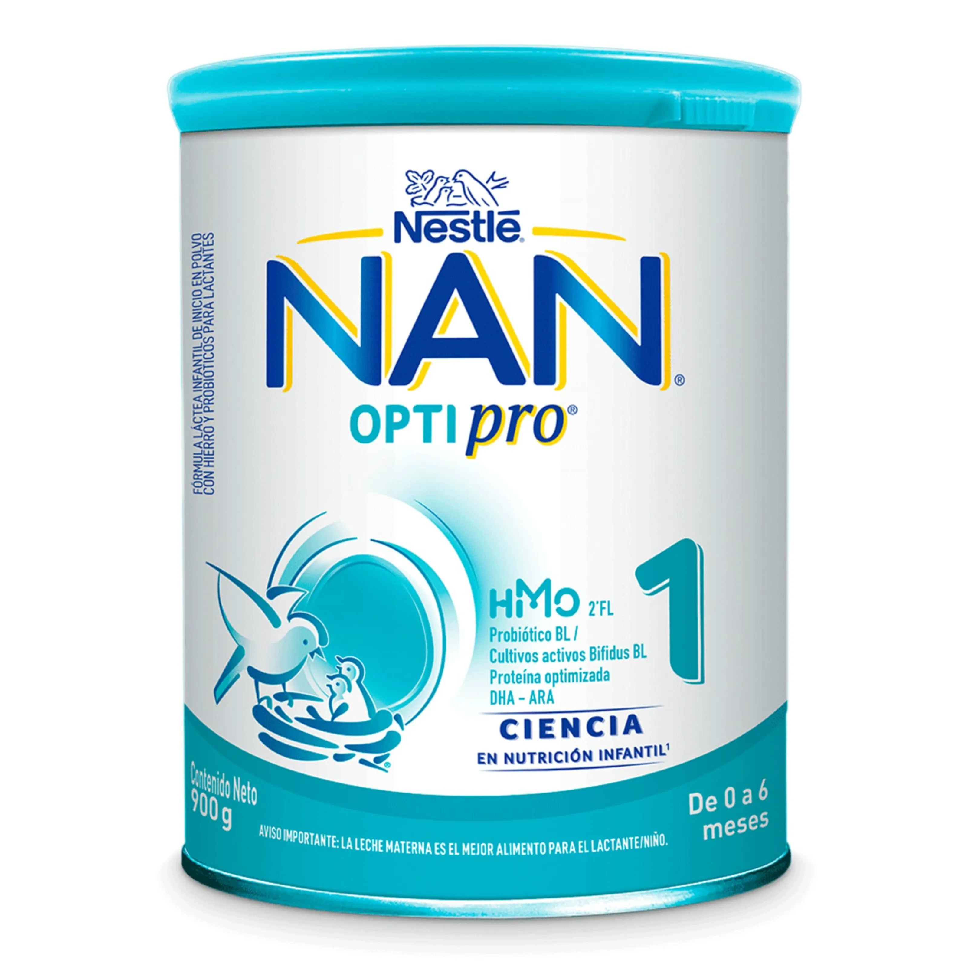 Fórmula Infantil Nan Optipro Etapa 1 Lata X 900 Gr Nestle | Galenica | Medicamentos Confiables